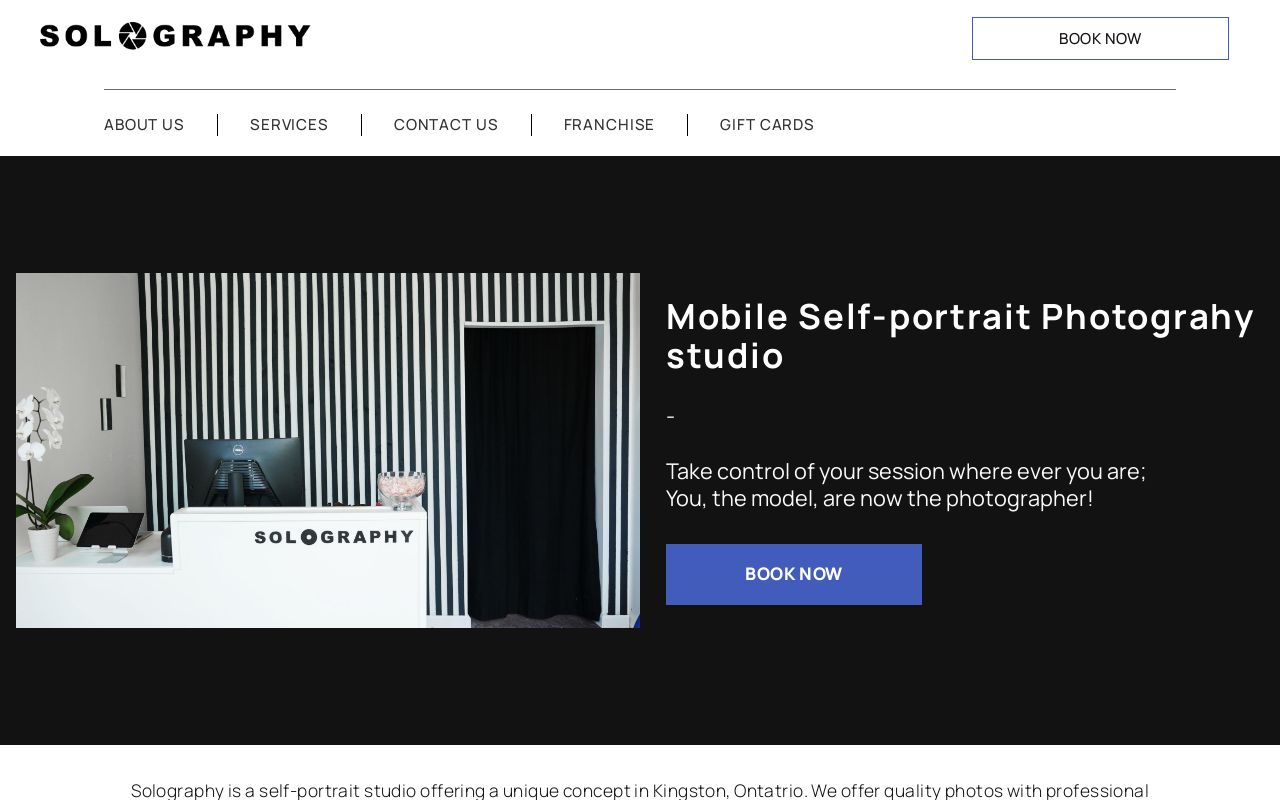 Solography Kingston - Mobile Self-portrait photograhy studio